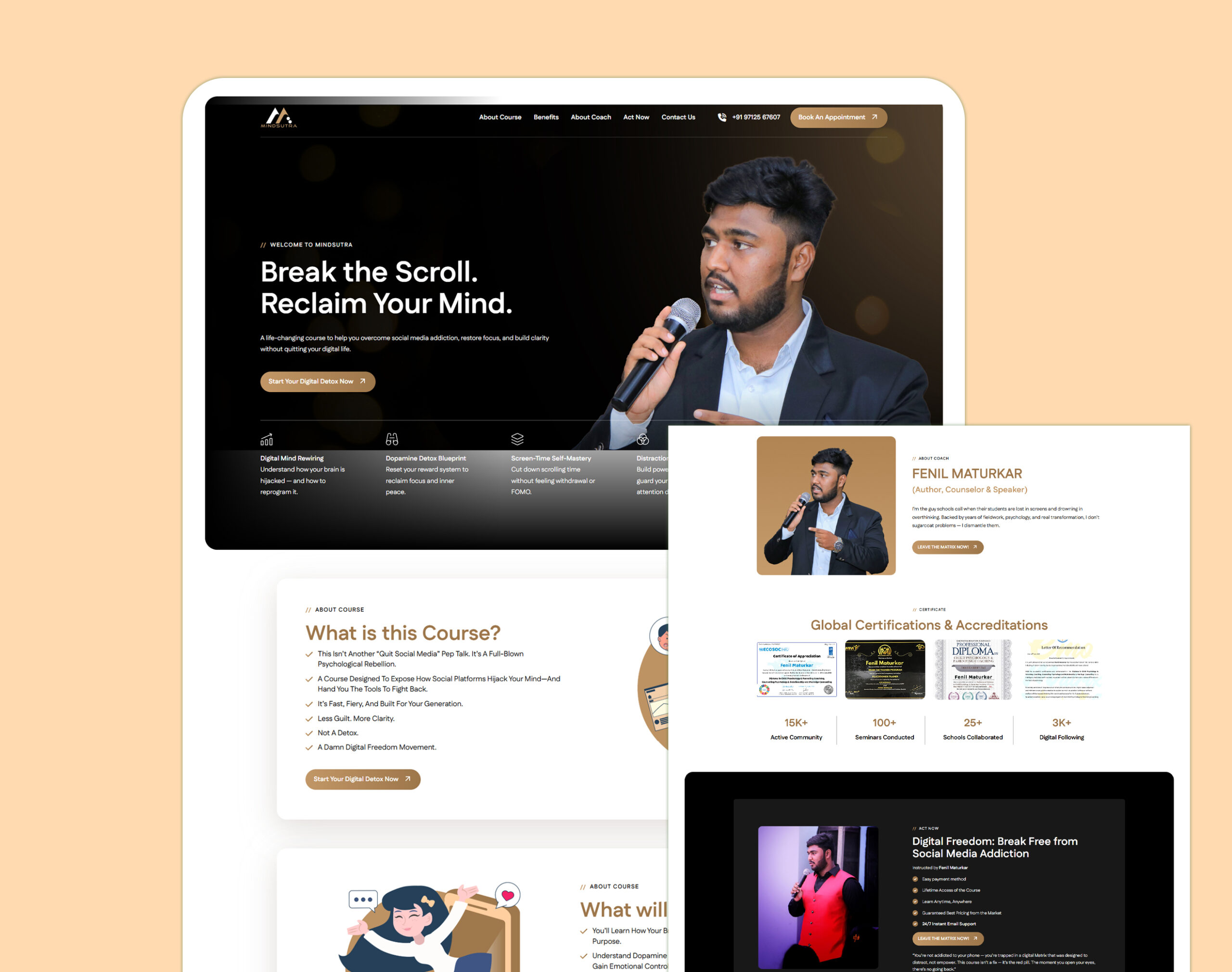 Website Development & SEO for Unplug Your Mind | Shoutnhike Case Study